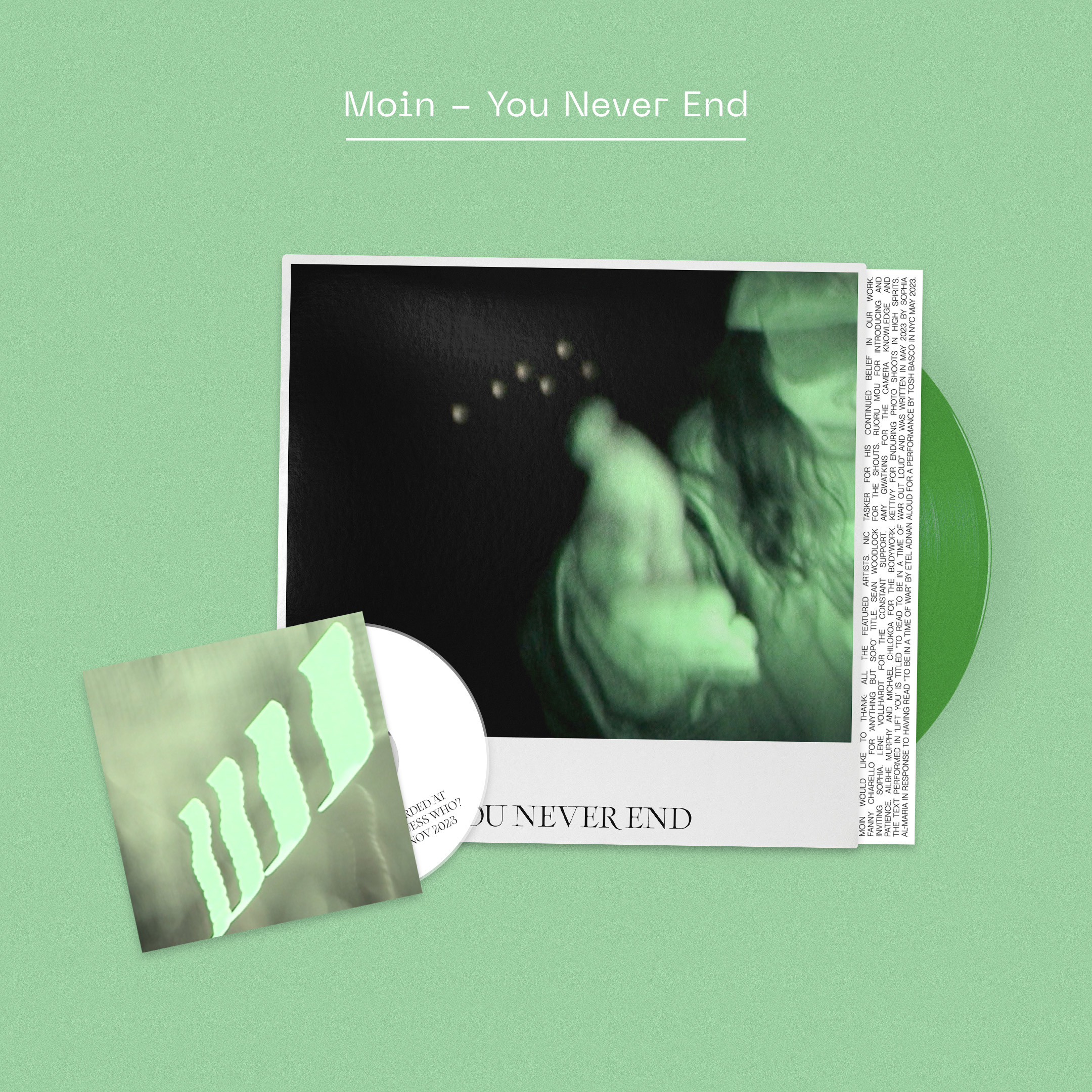 Moin - You Never End (Released 1st November 2024) | Pie & Vinyl